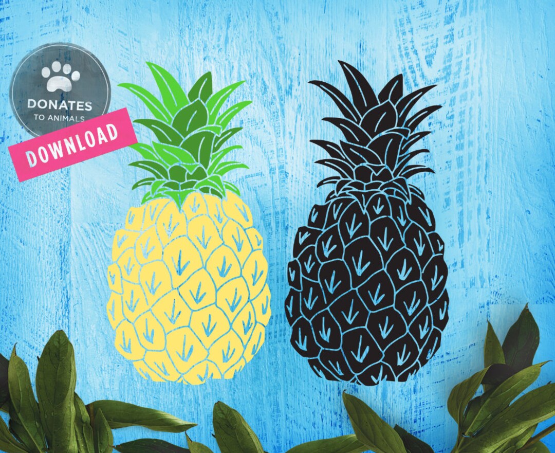 Pineapple SVG Bundle Summer SVG Pineapple Clipart Pineapple Cut File ...