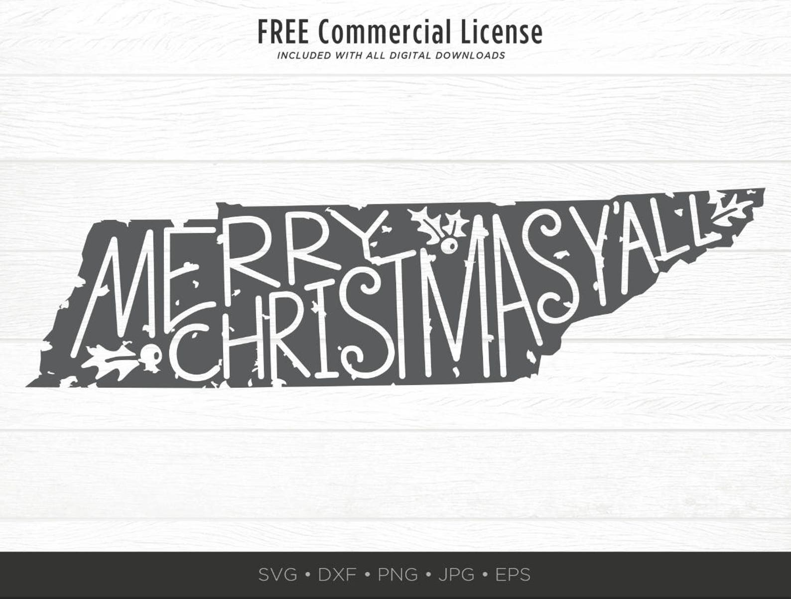 Grunge TN Svg Tennessee Christmas Svg Distressed TN Svg | Etsy