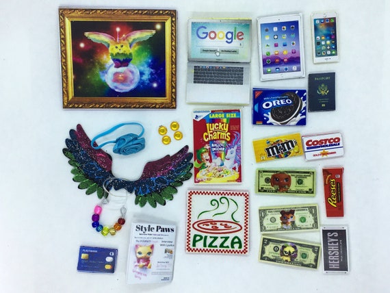 Littlest pet shop custom galaxy wings & accessories lps PET | Etsy