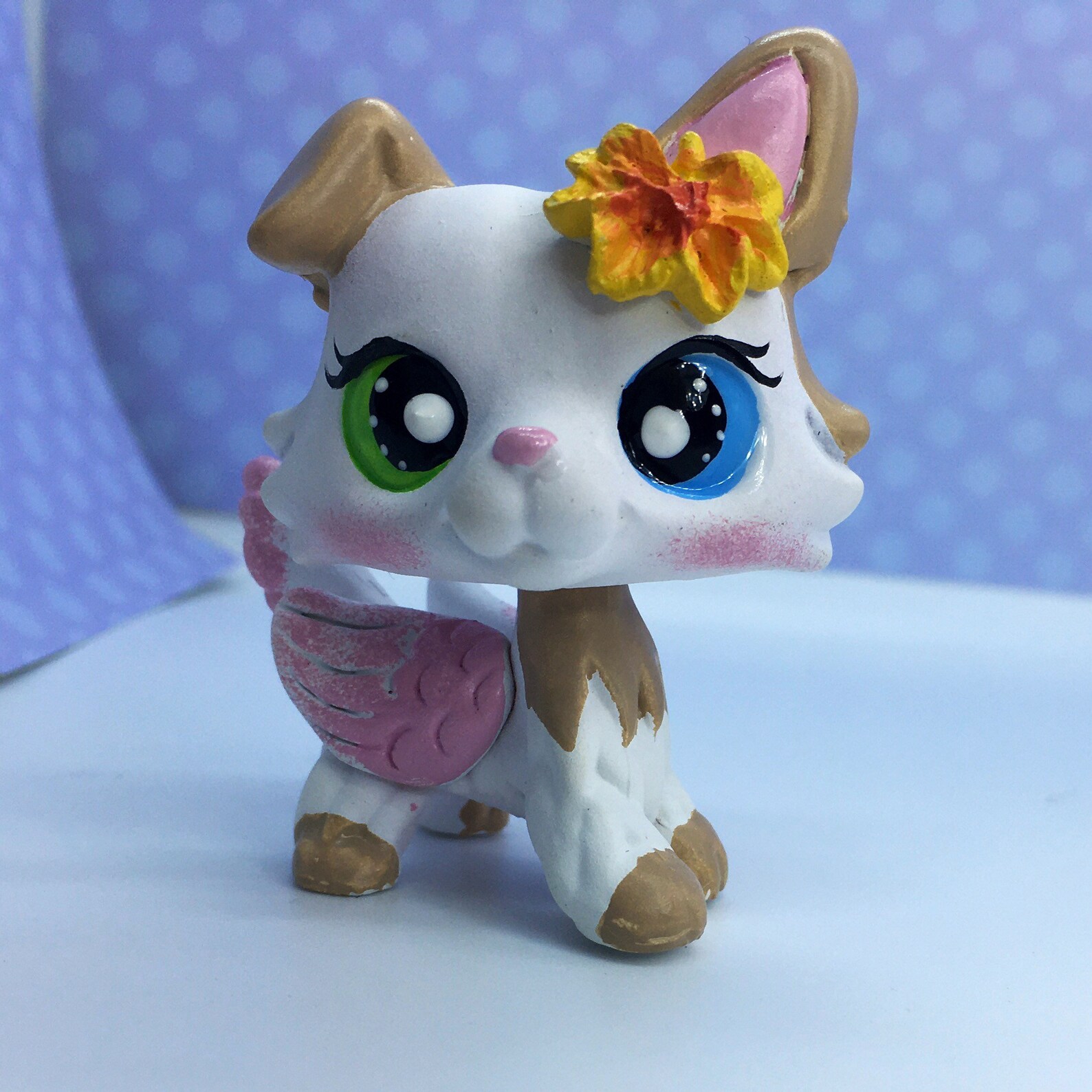 Littlest Pet Shop Cute Collie Flowers Dog Ooak Custom Nice - Etsy