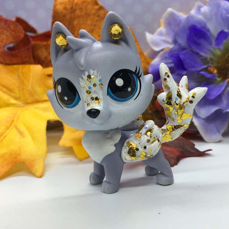 Littlest Pet Shop Cute Charming Fox wolf DOG Ooak Custom | Etsy