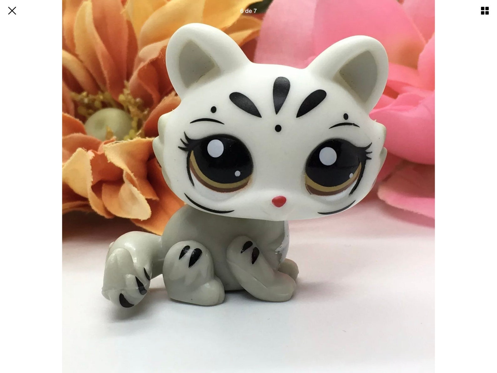 Littlest Pet Shop Cute Kitty LPS Crouching Tiger Cat 3585 | Etsy
