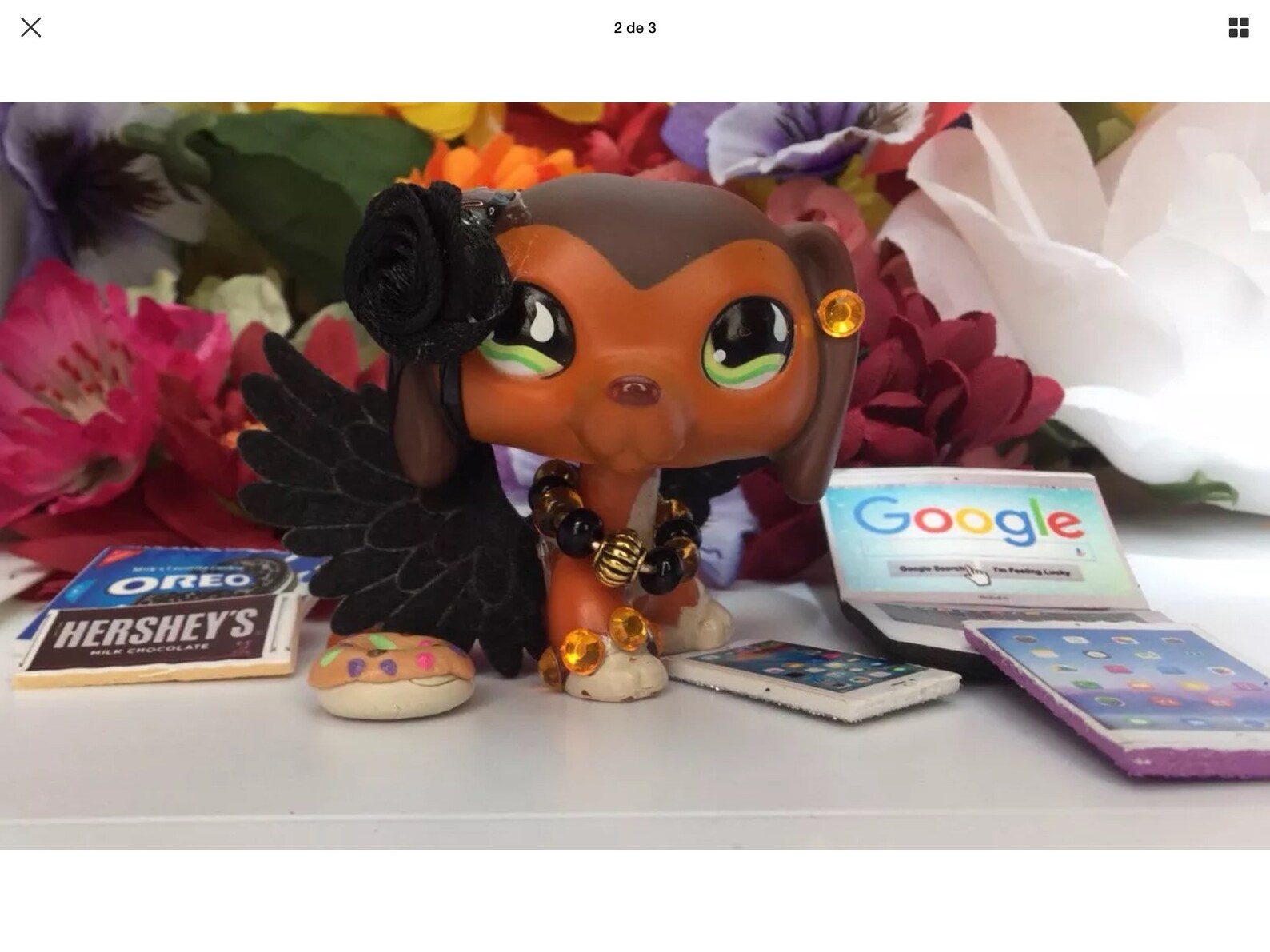 Littlest Pet Shop Custom Black Wings & Accessories Lps PET NOT | Etsy