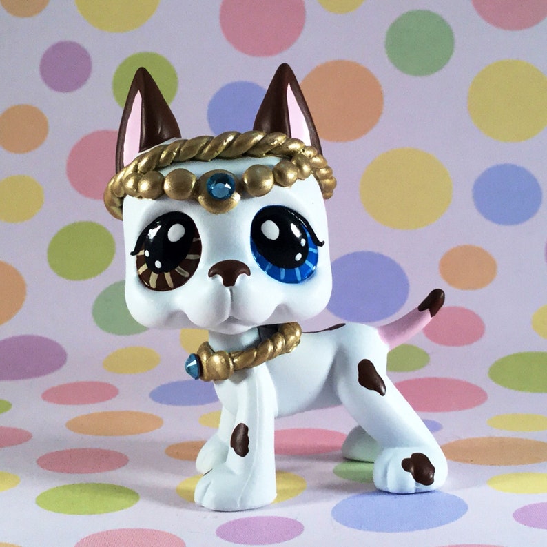 Littlest Pet Shop Cute, Charming Great Dane DOG, With Wings, Ooak ...