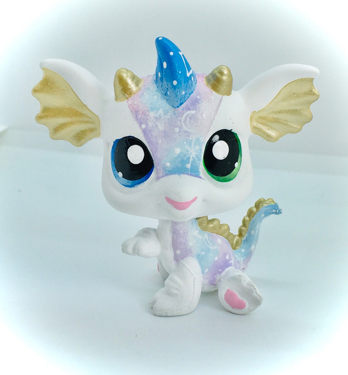 Baby Dragon Handpainted Galaxy Littlest Pet Shop Custom | Etsy