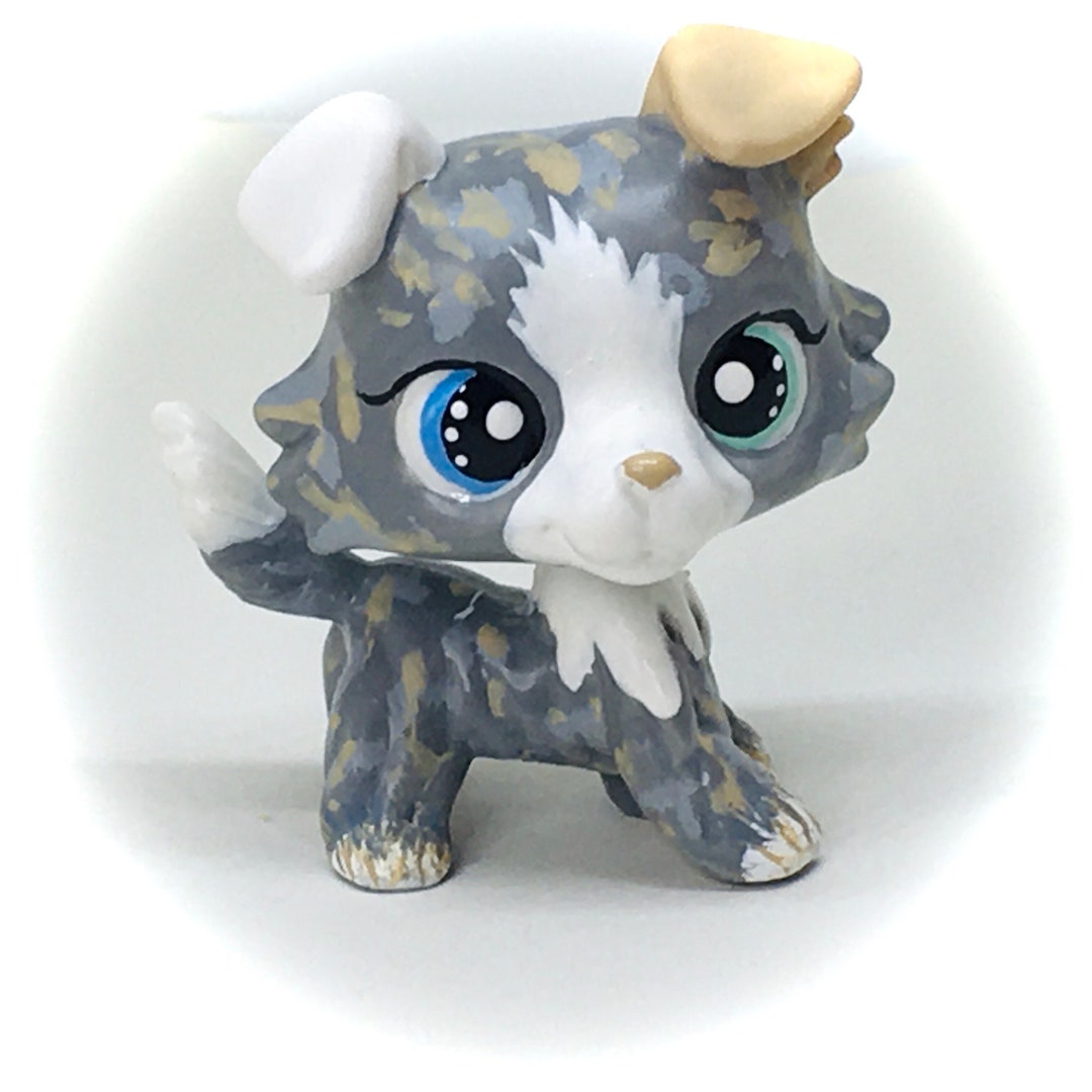 Littlest Pet Shop LPS Charming COLLIE DOG, Ooak Custom Toy Mini Gift - Etsy
