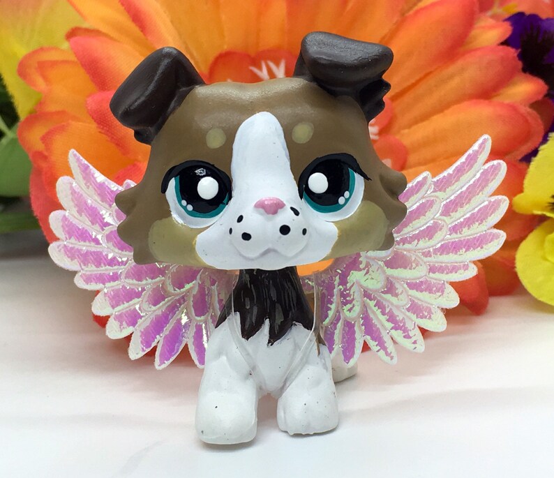 Littlest Pet Shop Cute Charming COLLIE DOG Ooak Custom With - Etsy