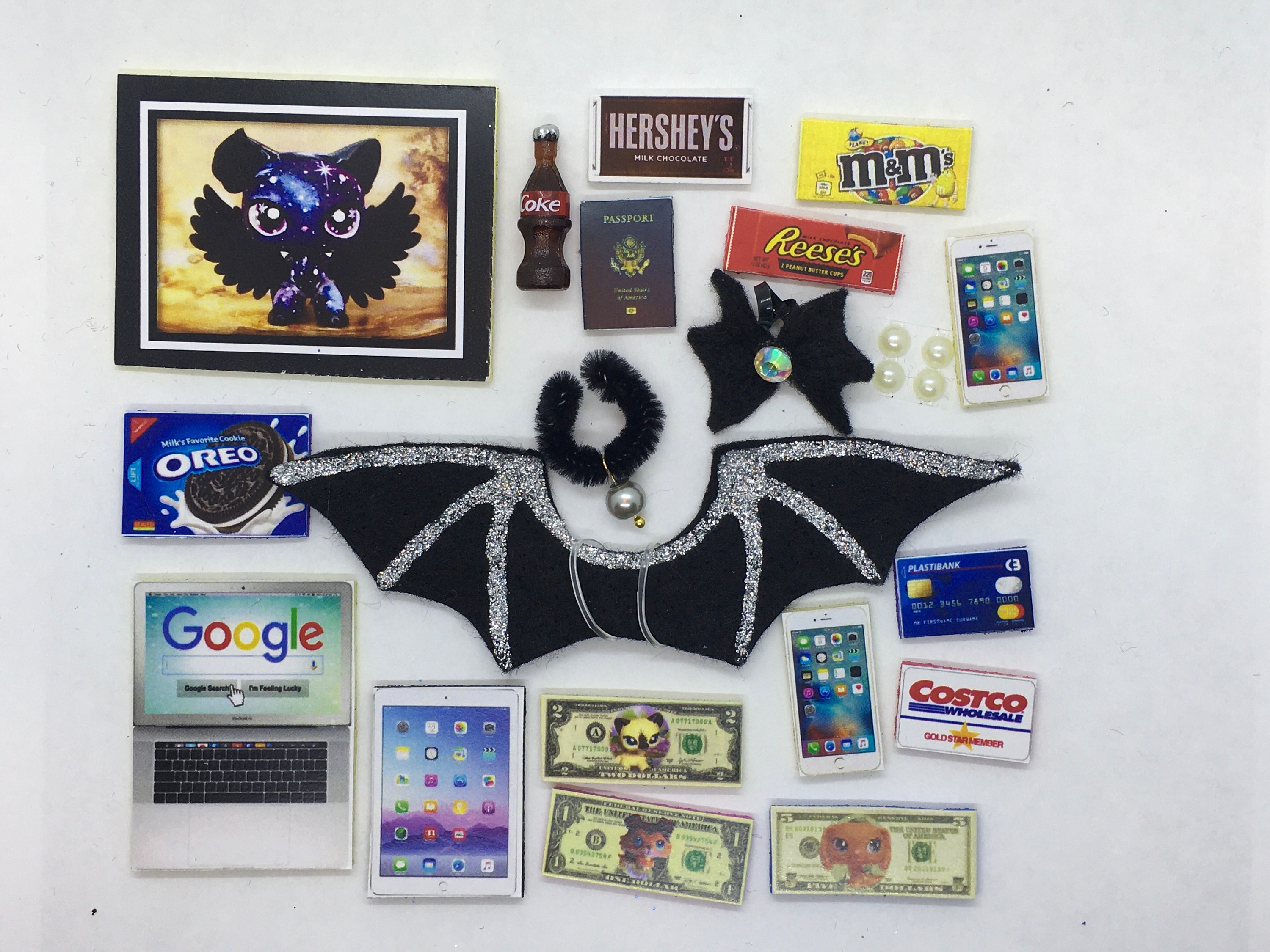 Littlest Pet Shop Custom Bat Wings & Accessories Lps PET NOT | Etsy