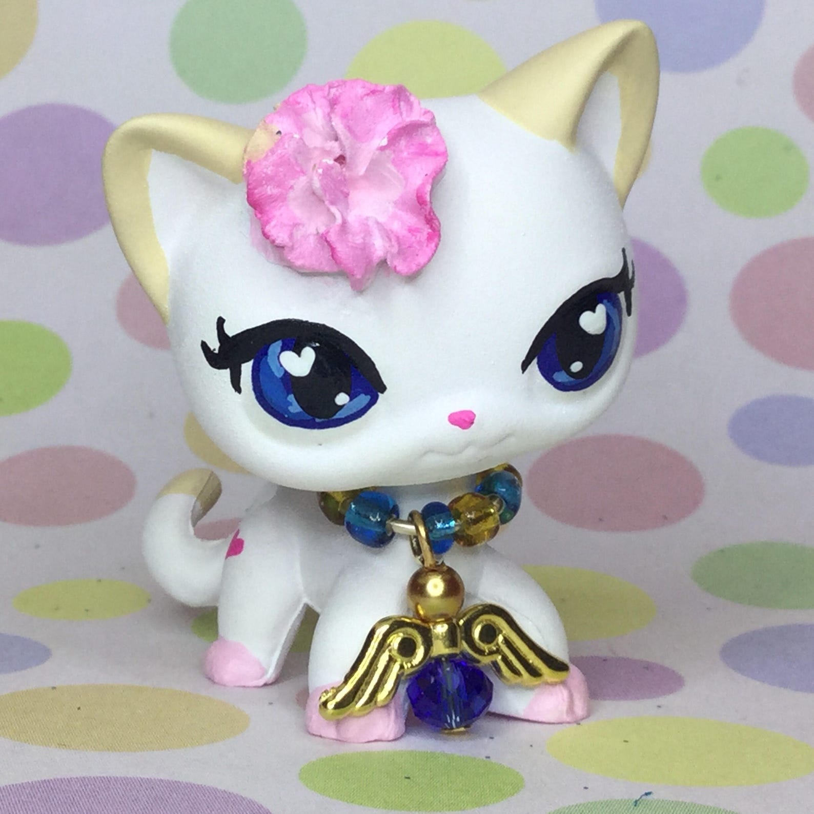 Littlest Pet Shop LPS Lindo Pelo corto KITTY Cat Ooak | Etsy