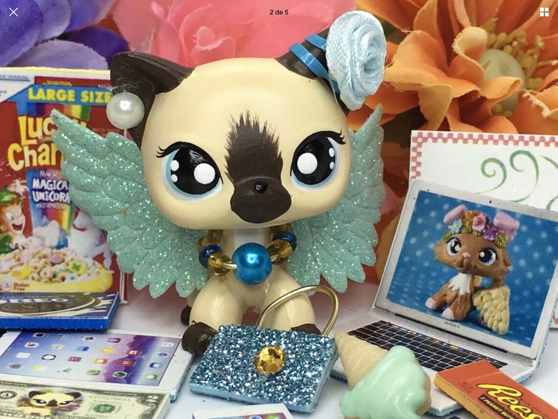 Littlest Pet Shop Custom A2 Wings & Accessories Lps PET NOT | Etsy
