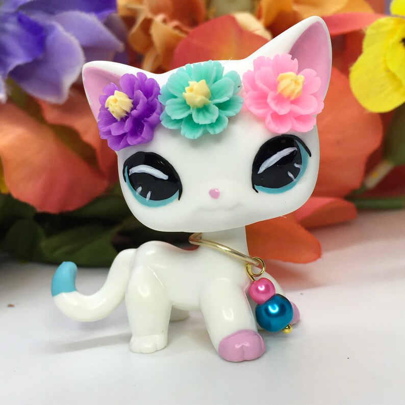 Littlest Pet Shop Cute Charming Short Hair With Flowers | Etsy