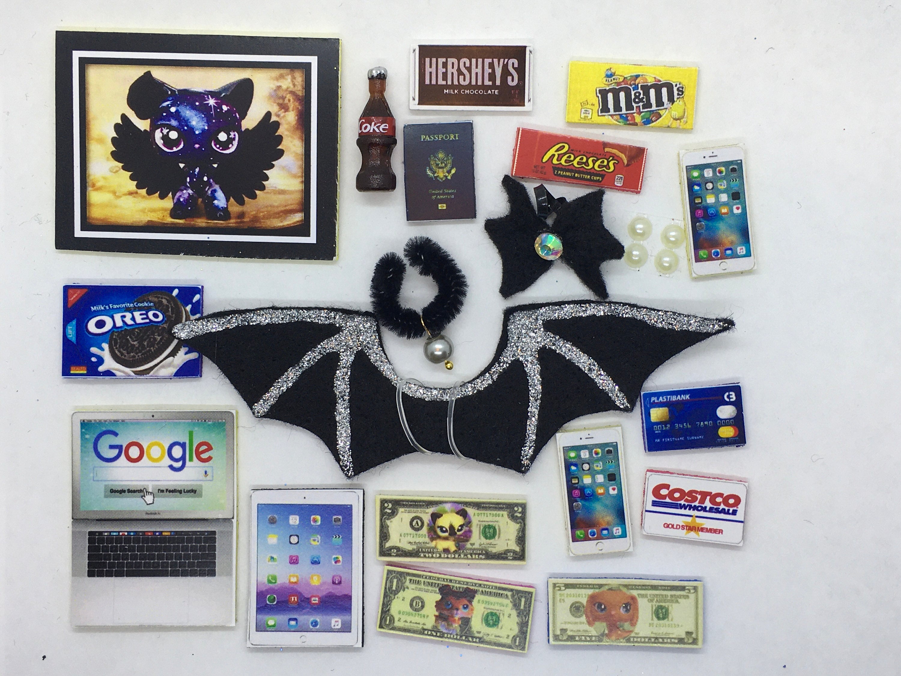 Littlest Pet Shop Custom Bat Wings & Accessories Lps PET NOT | Etsy