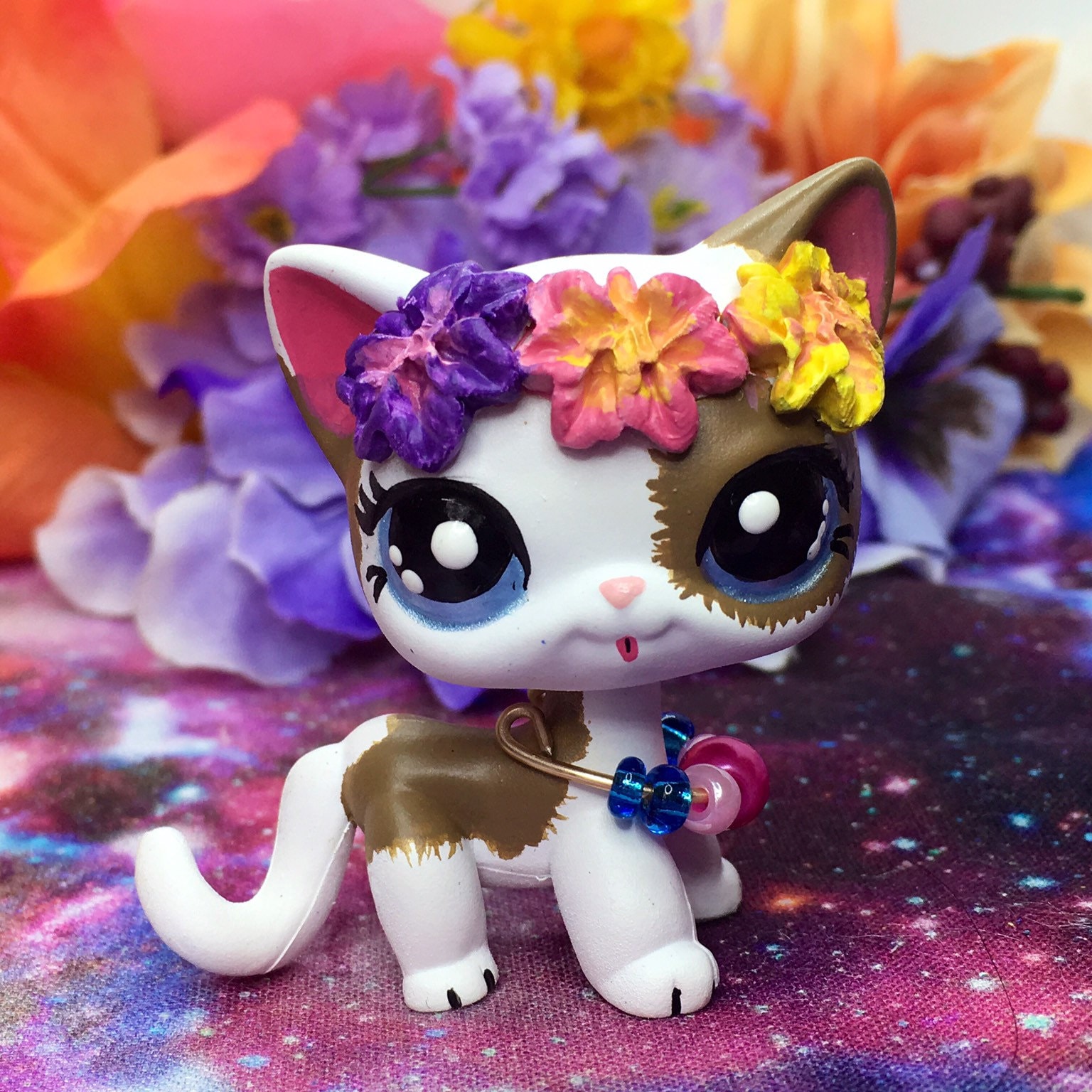 Littlest Pet Shop Cute Charming Short Hair With Flowers | Etsy