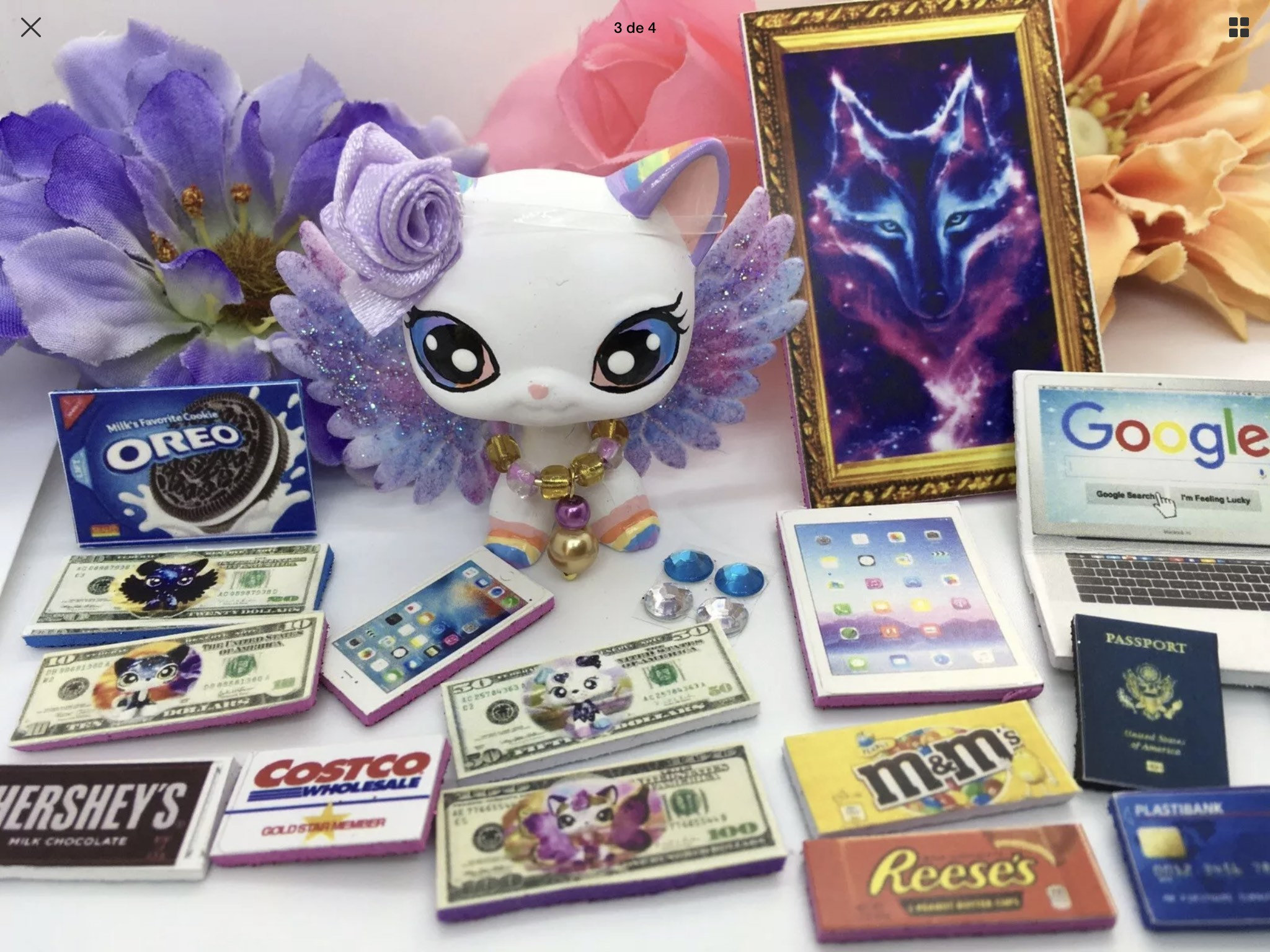 Littlest Pet Shop Custom Galaxy Wings & Accessories Lps PET | Etsy