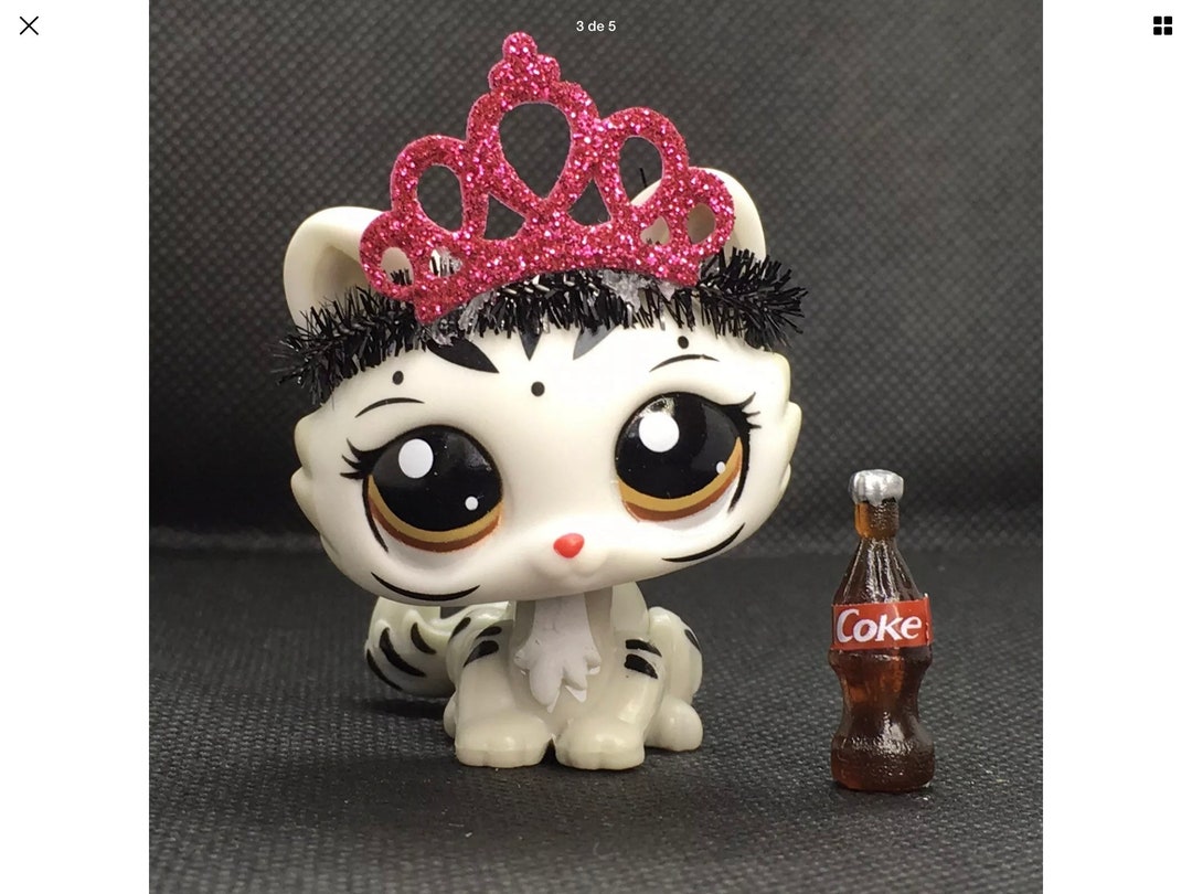 Littlest Pet Shop Cute Kitty, LPS Crouching Tiger Cat, 3585 With ...