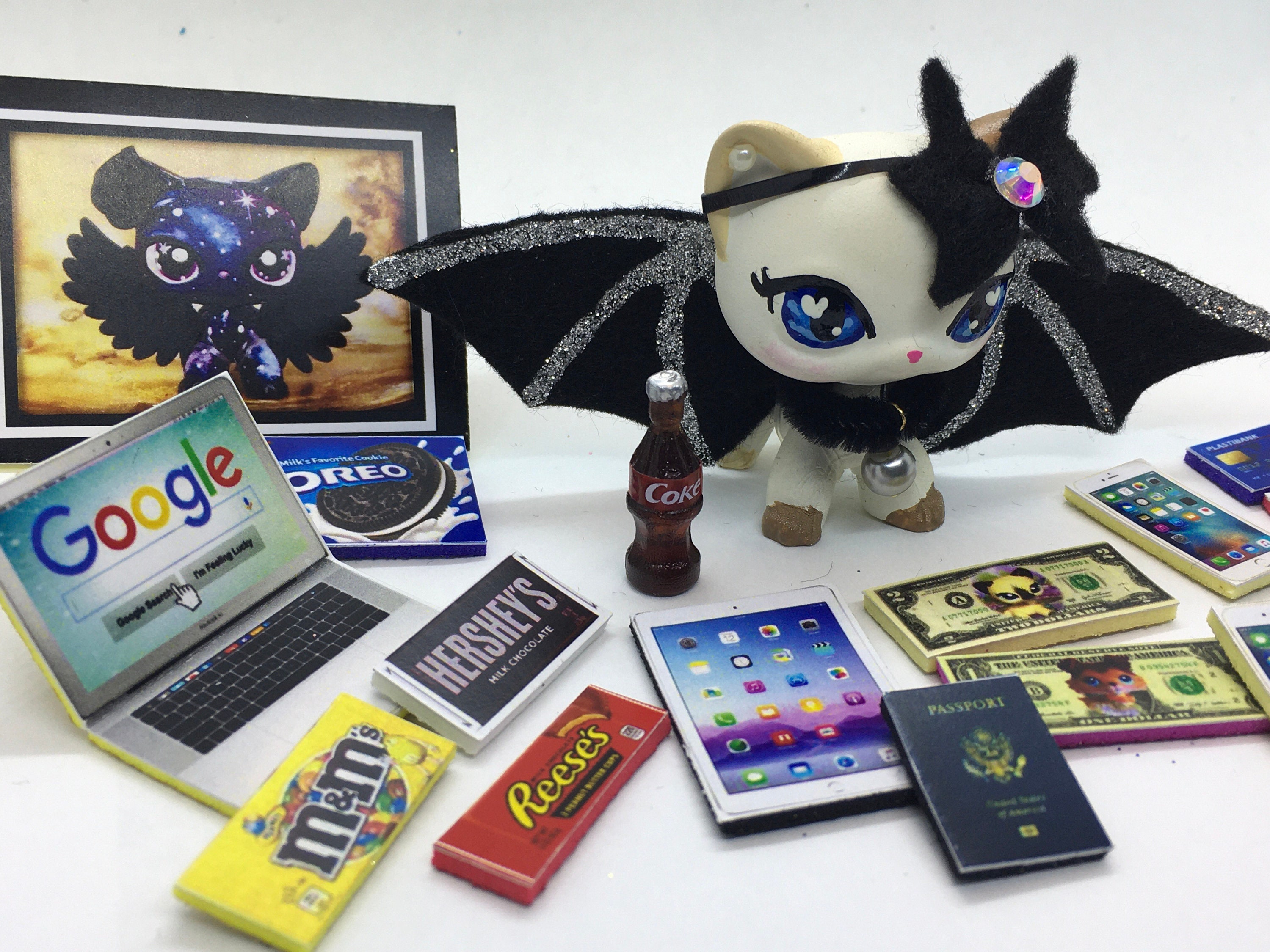 Littlest Pet Shop Custom Bat Wings & Accessories Lps PET NOT | Etsy