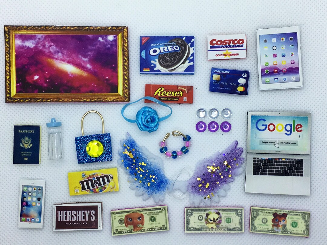 Littlest Pet Shop Custom Galaxy Wings & Accessories Lps PET NOT ...