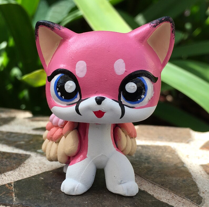 Littlest Pet Shop Cute Charming Pink Flying Cat Short Hair | Etsy
