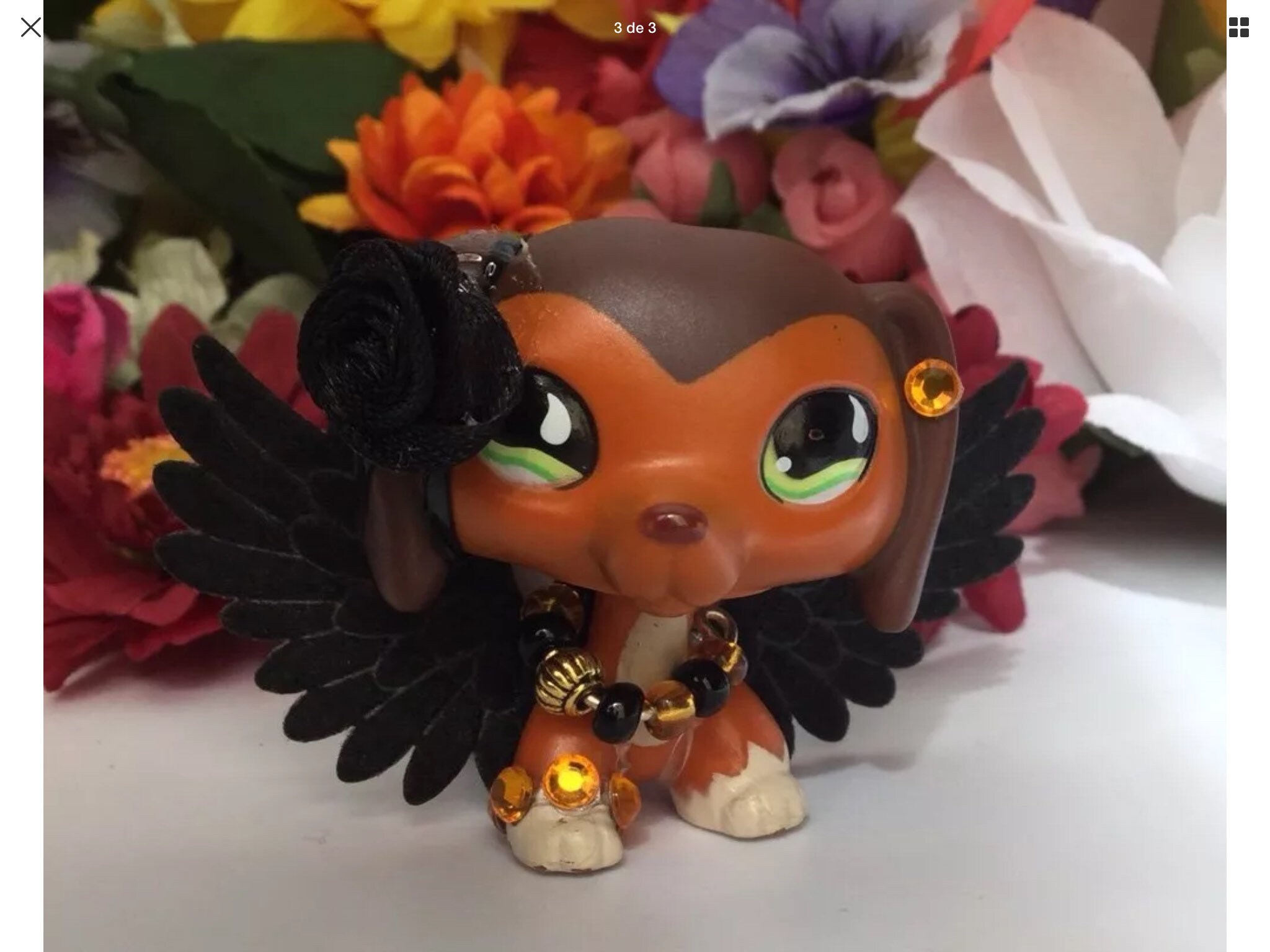 Littlest Pet Shop Custom Black Wings & Accessories Lps PET NOT | Etsy