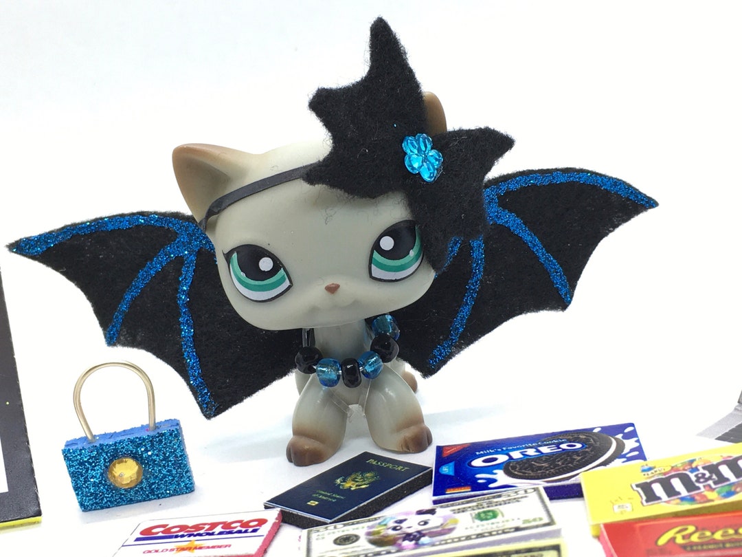 Littlest Pet Shop Custom Bat Wings & Accessories Lps PET NOT Included ...