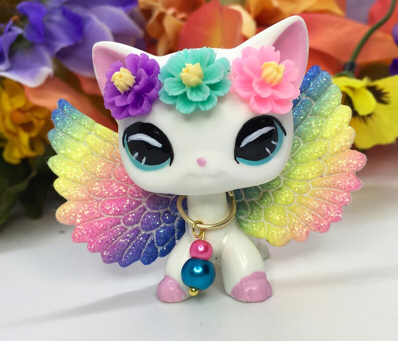 Littlest Pet Shop Cute Charming Short Hair With Flowers | Etsy