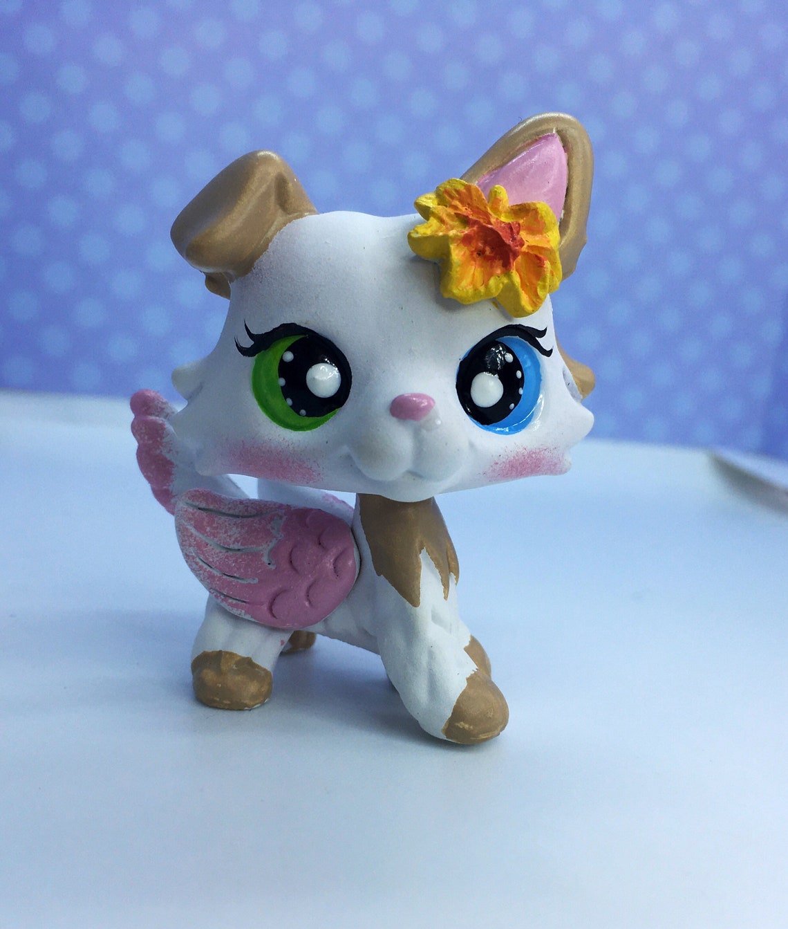 Littlest Pet Shop Cute Collie Flowers Dog Ooak Custom Nice - Etsy
