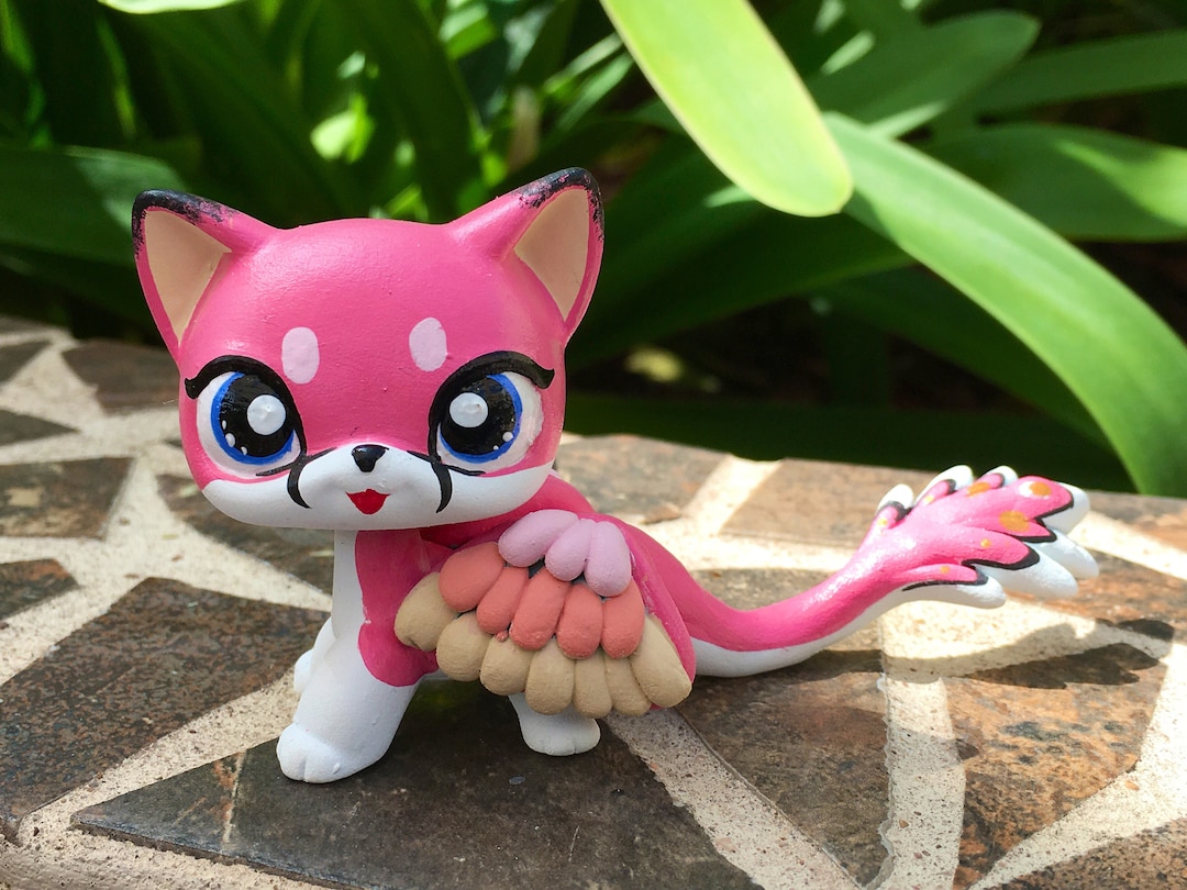 Littlest Pet Shop Cute Charming Pink Flying Cat Short Hair - Etsy