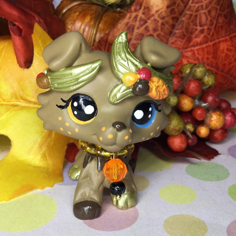 Littlest Pet Shop Cute Collie Autumn Dog Ooak Custom Nice - Etsy