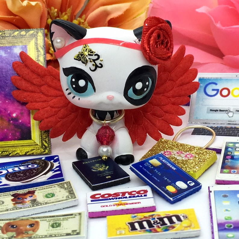 Littlest Pet Shop Custom Res Wings & Accessories Lps PET NOT - Etsy