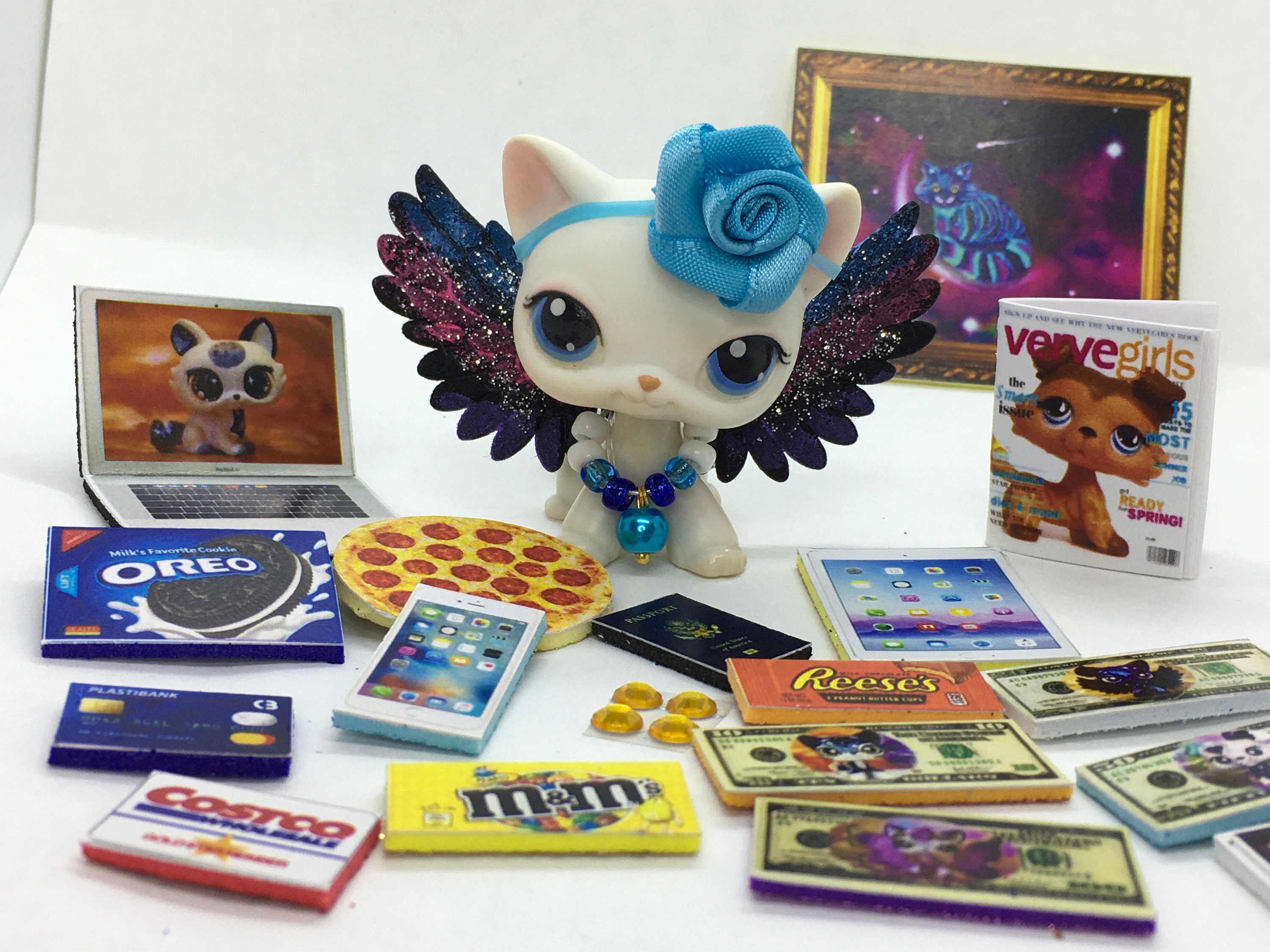 Littlest Pet Shop Custom Galaxy Wings & Accessories Lps PET | Etsy