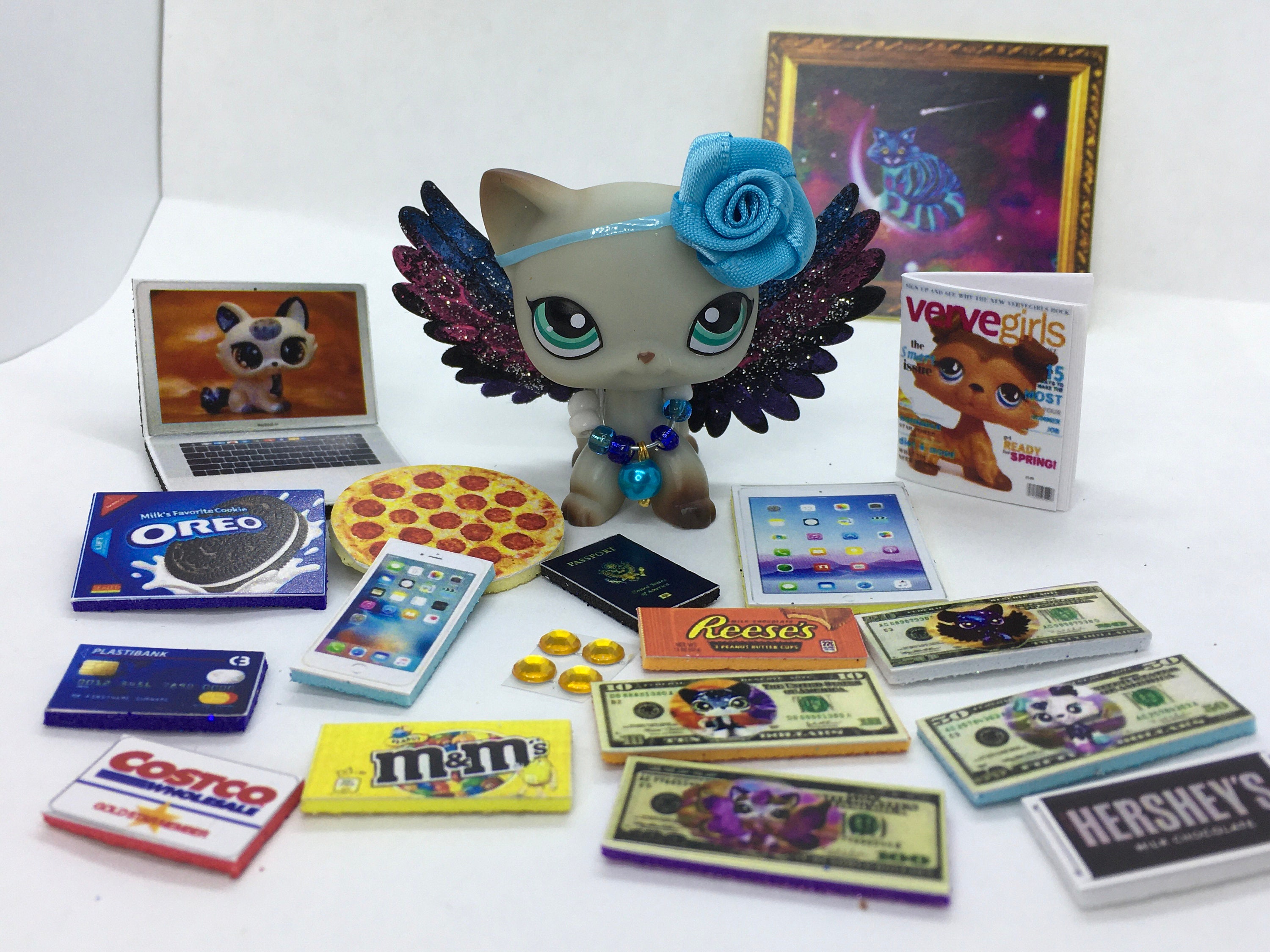 Littlest Pet Shop Custom Galaxy Wings & Accessories Lps PET | Etsy