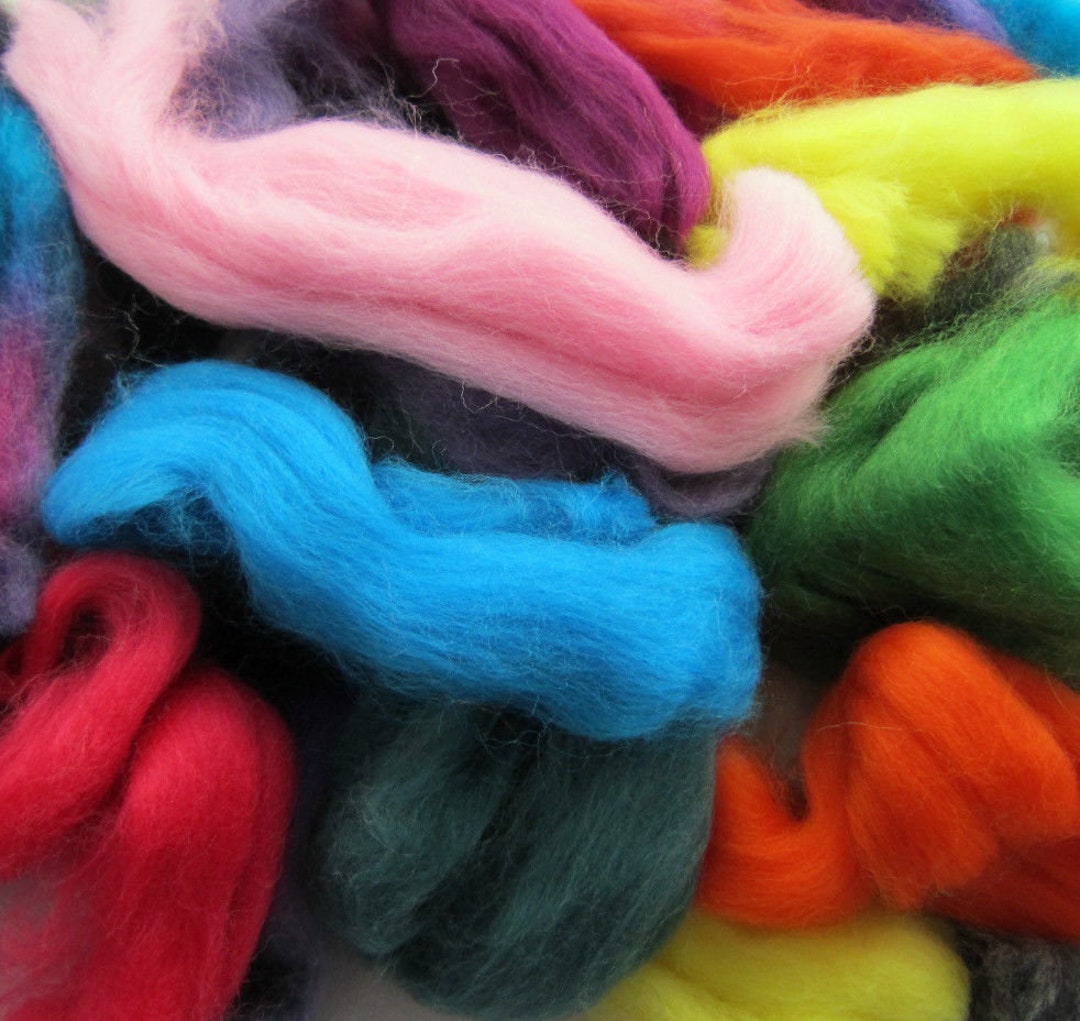 Wool off Cuts. 100g BAG. Waste Wool Tops. 100% Merino. British. Natural ...