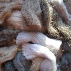 Wool off Cuts. GREYS. 100g BAG. Waste Wool Tops. 100% Merino/british ...