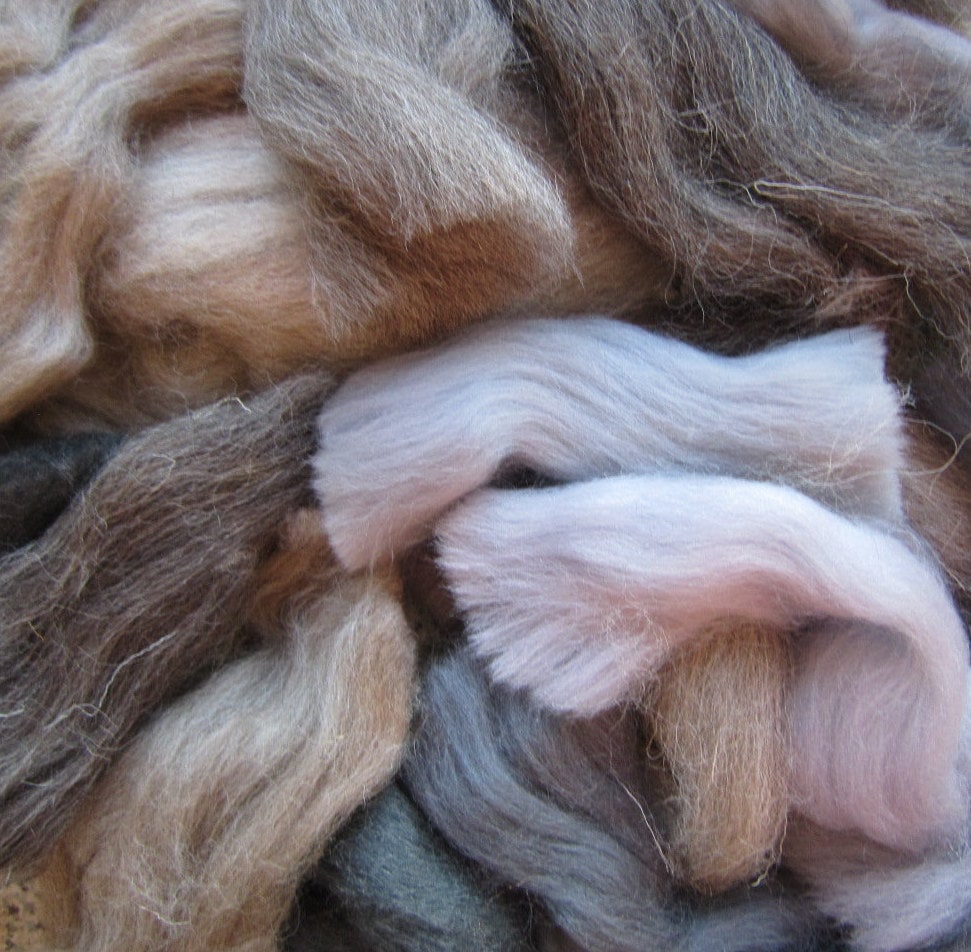 Wool off Cuts. GREYS. 100g BAG. Waste Wool Tops. 100% Merino/british ...