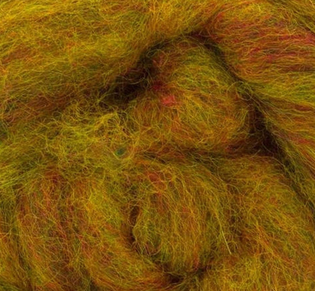 CORRIEDALE Bulky Wool Roving. Carded 25g. FRUITY. 3D FELTING. Wet ...