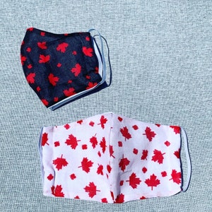 Face Mask, Canada Day Canadian Face Mask, Cotton Face Mask, Reusable ...