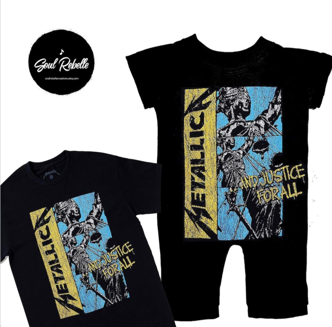 Metal Rock Band and Music T-shirt Rompers for Baby | UPCYCLED Band ...