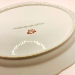 Vintage NTC Occupied Japan Porcelain| 1940’s Gold Trim Oval Serving ...