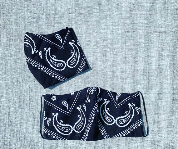 Bandana Face Mask Adult Mask Kids Mask Toddler Face Mask | Etsy