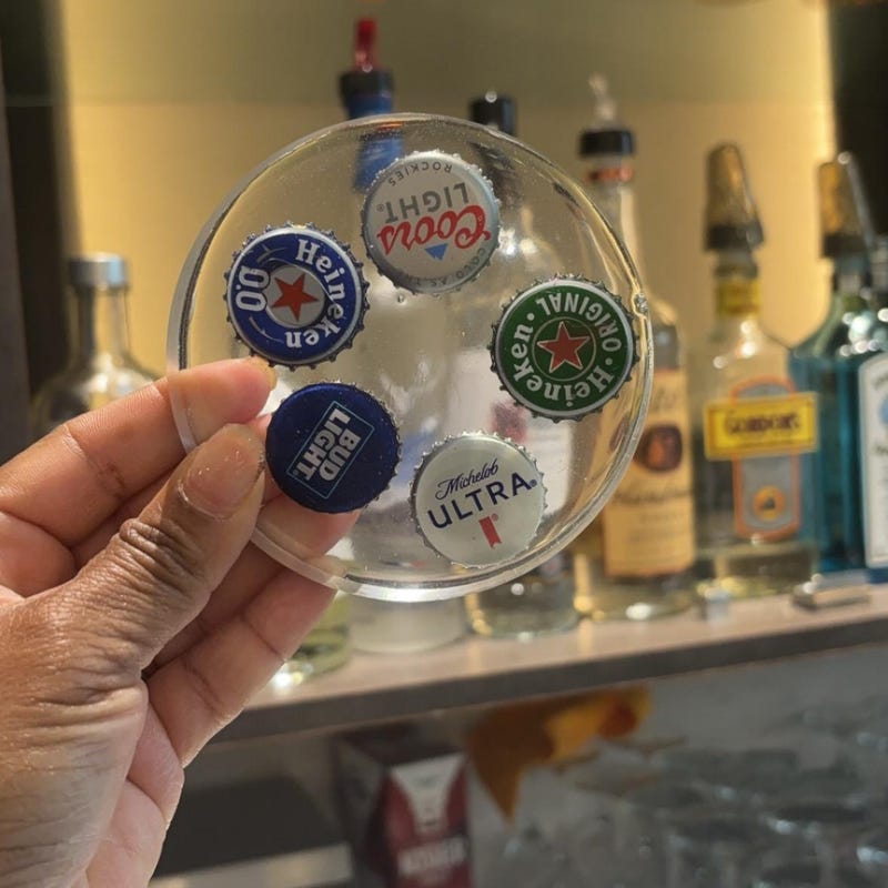 Beer Cap Coasters - Etsy