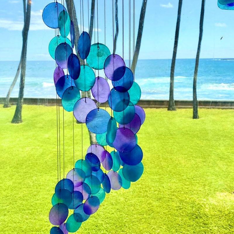 Sea Glass Wind Chime - Etsy