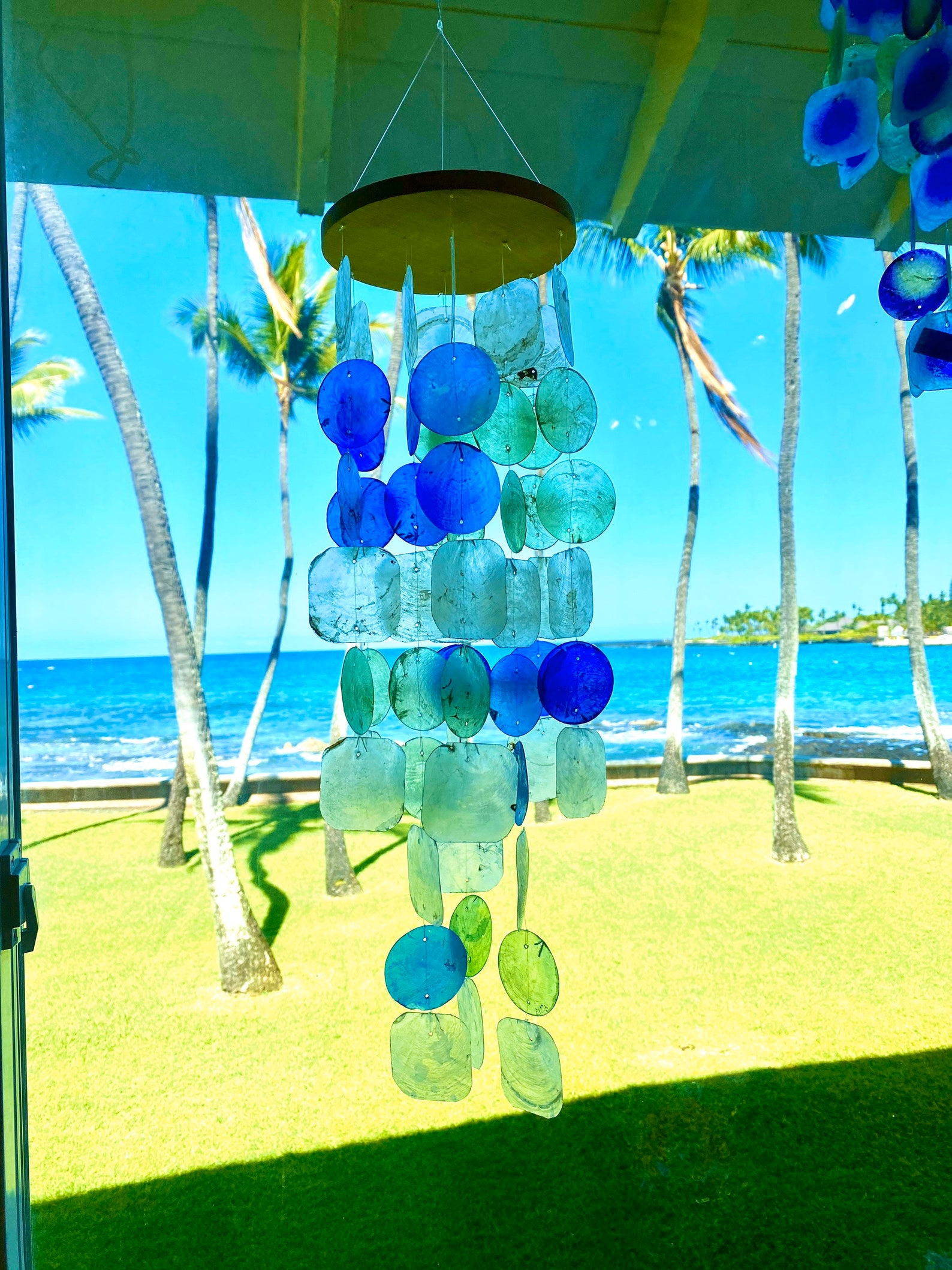 Capiz Shell Wind Chimes Ocean Nautical Decor. Sound of - Etsy