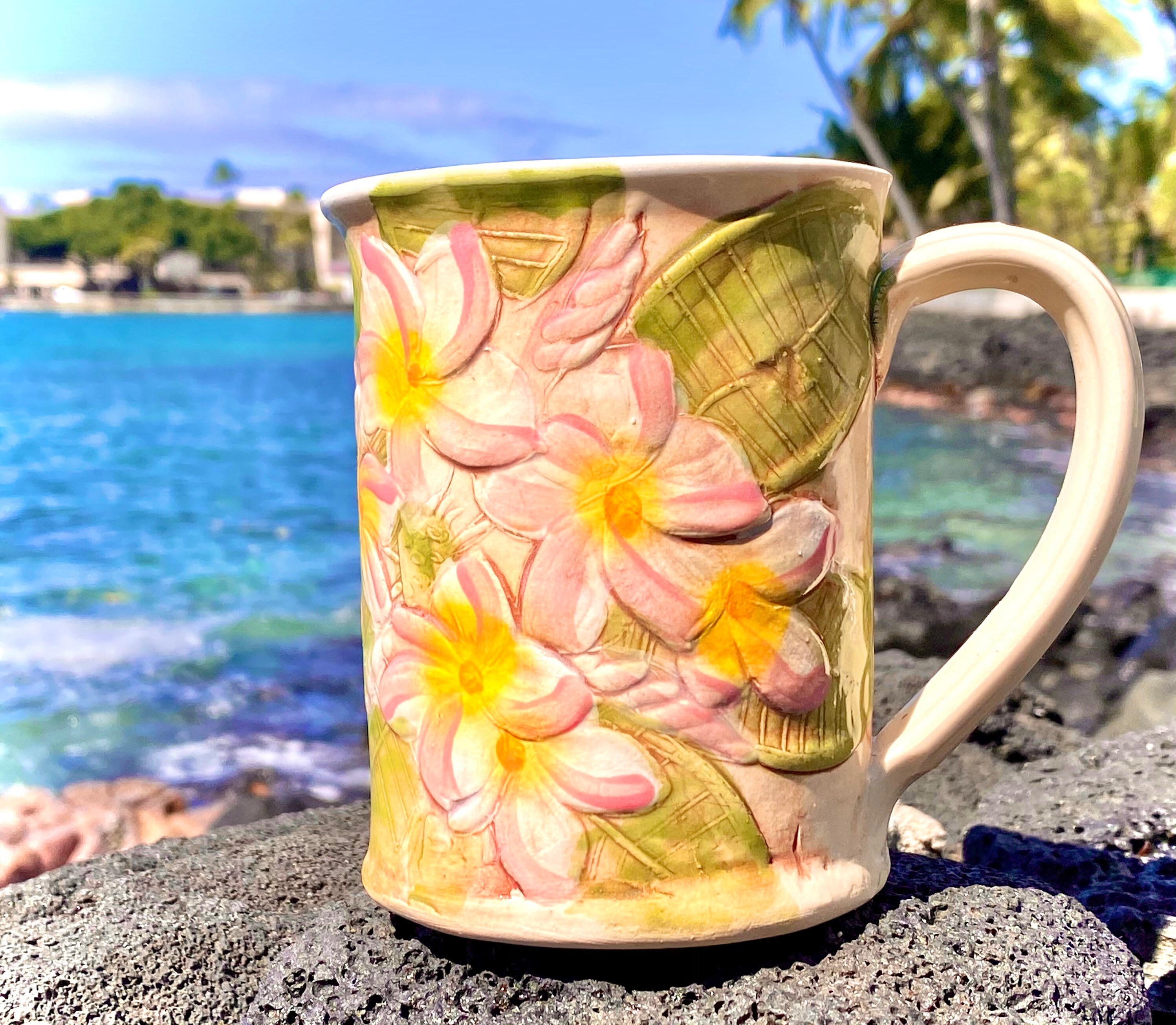 Kona Island Mug: Handmade Ceramic Turtle Mug - Etsy