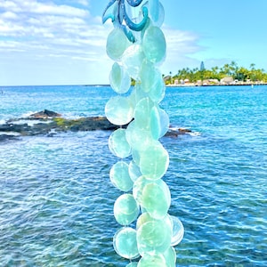 Octopus Capiz Wind Chime Ocean Nautical Decor. Natural Capiz Shell ...