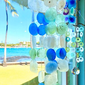 Capiz Shell Wind Chimes Ocean Nautical Decor. Sound of Tropical Island ...