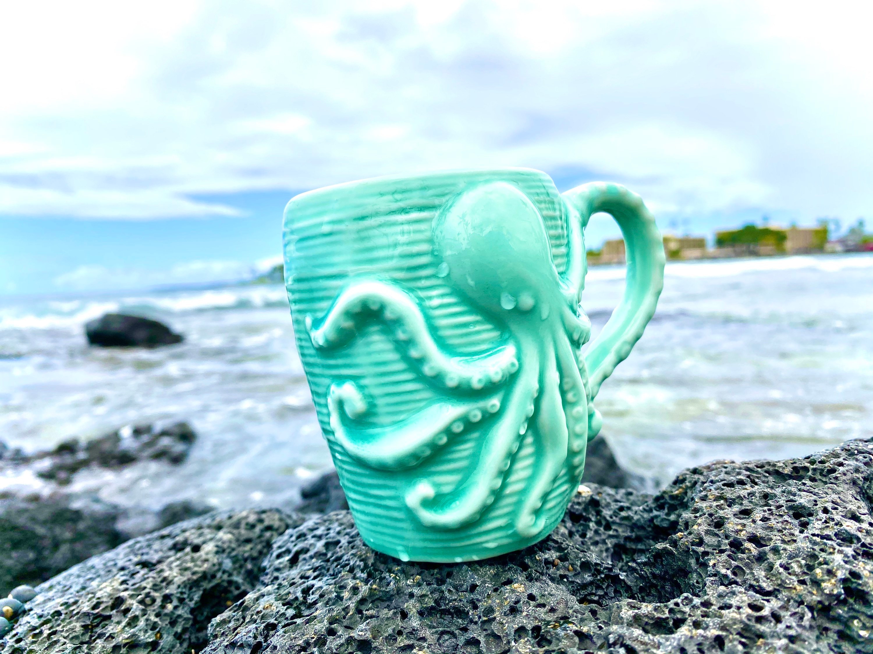 Mini Octopus Mug & Plate. Marine Nautical Home Table Decor. | Etsy