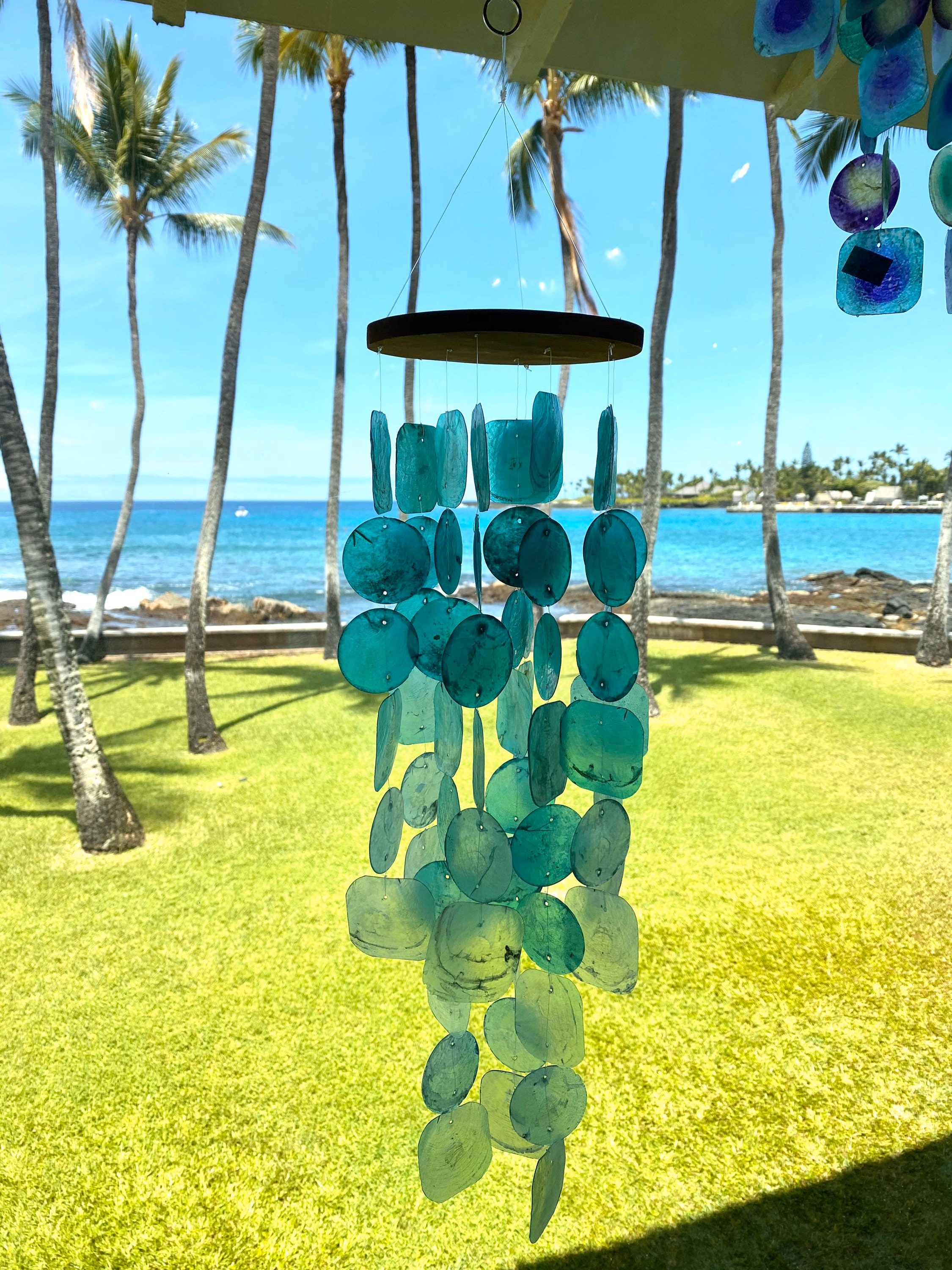Capiz Shell Wind Chime Ocean Nautical Decor. Hawaii Island - Etsy