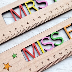 Personalised Ruler , Teachers Ruler , Teachers Gift , Leavers Gift ...