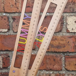 Personalised Ruler , Teachers Ruler , Teachers Gift , Leavers Gift ...