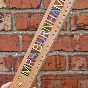 Personalised Ruler , Teachers Ruler , Teachers Gift , Leavers Gift ...